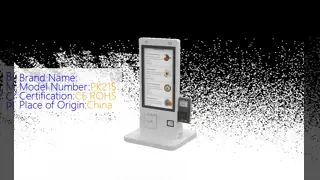 China 21.5 Inch Interactive Self Service Payment Kiosk Automatic Touch Screen Kiosk Self Ordering Machine for Restaurant for sale