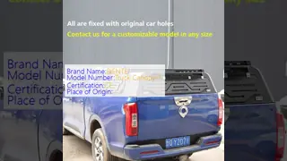 China 4x4 Camping Ute Aluminum Truck Bed Topper Pickup Truck Toppers For Hilux Tacoma Dodge Ram for sale