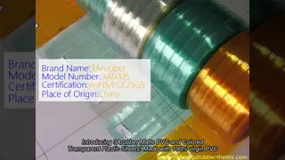 China Matte PVC Plastic Sheet with 52Mpa Tensile Strength and 5KJ/m² Impact Strength - UV Stabilized for Durability for sale