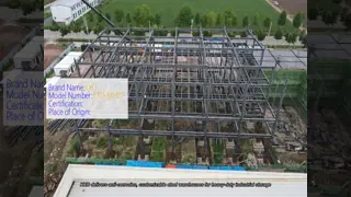 China anti-corrosion prefabricated warehouse, customizable steel industrial warehouse, heavy-duty prefabricated steel structure, industrial storage solution for sale