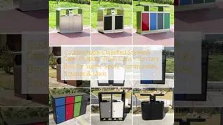 Custom Outdoor Trash Cans