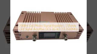China 20dBm Cell Phone Signal Repeater , 3 Bands Cell Signal Amplifier DCS 3G 4G LTE 2600Mhz for sale