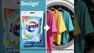 Premium Laundry Detergent Packaging Pouch with Oxygen Barrier Light Barrier and Aroma Lock for Freshness