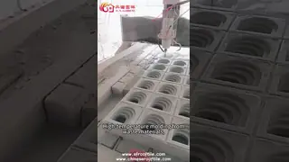 China Very lightweight Foamed Ceramic Hollow Brick Facade Panels Wall Block for sale