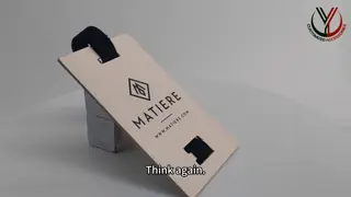 China Custom Embossed Logo Recycled Paper Hang Tags for Clothing - 15 Day Production & Custom Sizes for sale