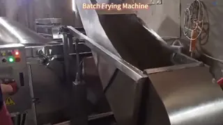 China Automatic Temperature Control Food Frying Machine-Peanut Fryer with Automatic Discharging for sale