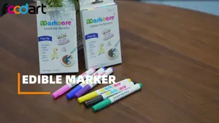 China Bulk Food Coloring Edible Marker Pen For Cake Decorating Double Nibs for sale