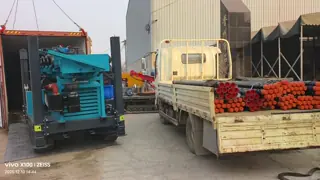 View Small Crawler 380v Pneumatic Drilling Rig For 200m Demo