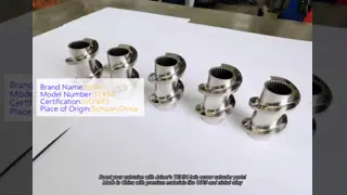 High Corrosion Resistance Twin Screw Extruder Parts Extruder Screw Element For TEX54