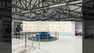 China Kaplan Hydro Turbine with 16.00 M³/s Flow Capacity and Stainless Steel CNC Blades for Over 30 Years Life Time for sale