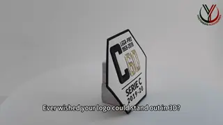 Introduce Degradable Tpu Embossed 3D Logo Heat Transfer Labels For Clothing For You