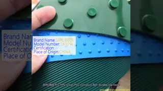 China 1 Ply Green PVC Conveyor Belt for Tobacco Making and Industrial Applications for sale