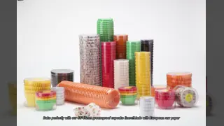 55*45mm  Greaseproof Cupcake Liners ( European Raw Paper ) With Heat Tolerance Up To 220°C