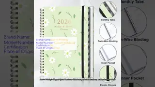 Elegant Spiral Hardcover Notebook One Subject Hardcover Cover Material Classic Design Suitable for Business and Academic