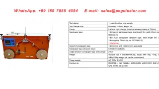 China Sandpaper Abrasion Test Apparatus for Automotive Cable Testing with 1500mm/min Speed and 29±2° Angle Compliant with ISO 6722-1 for sale
