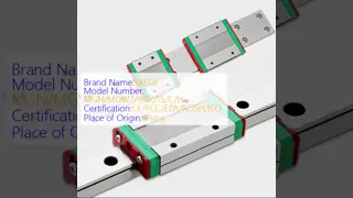 China Space Saving Miniature Linear Guide Rails 15mm-53mm Vacuum Compatible for Compact Machinery for sale