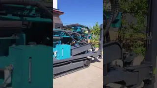 Pneumatic water well drilling rig