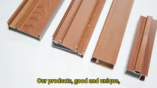 Wood grain color product display