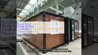 Fast Assembly Eco-Friendly Expandable Container House with Versatile Design for Modern Living