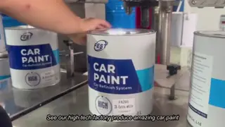 High-Tech Car Paint Production Process