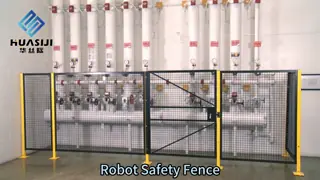 Machine and Robot Safety Barrier Fence Perimeter Protective Fence Security Robot Fencing