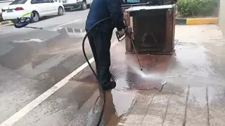 high pressure water jet cleaning machine
