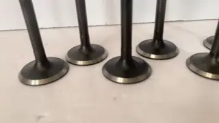 China MITSUBISHI 6D34 6D34T Engine Valve Intake Exhaust ME013810 ME013832 ME011245 ME011266 ME029007 ME220217 For Excavator SK230-6 SK230-6E for sale