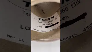 Watch: Japan-made Toho Tenax-J IMS65 E23 24K High-Strength Carbon Fiber Yarn Showcase