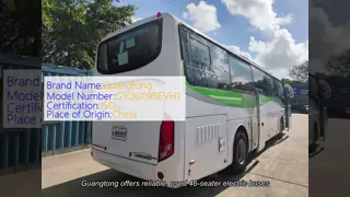 China Guangtong 46 Seaters Used Electric Bus / Second Hand Passenger Bus for sale