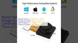 China HZ 3MP FF MIPI Camera Module CSI DVP 120 Wide Angle USB OV3660 Camera Module for sale