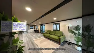 Expandable Container Home with Push-and-Pull Design, Durable Steel Frame, and High-Quality Insulation