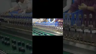 multi-color gradient blue cosmetic bottle caps
