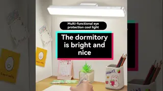 China USB Rechargeable Stepless Dimming Reading Lamp Modern Design Hanging Magnetic Cabinet Lighting Rotating Wall Lights Rechargeable for sale