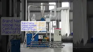 China Multifunctional Plastic Washing Recycling Machine with Adjustable Grinding Fineness for PE, PP, PVC Materials for sale