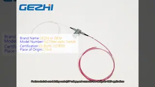 China Non Latching Single Mode 1550nm 1x2 Prism Optical Switches for sale