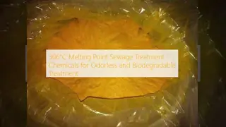 Sewage Treatment Chemicals Odorless Biodegradable