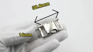 16mm Webbing Metal Insert Buckle Quick Release Buckle for Pet Collars & Bags