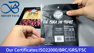 Resealable Food Plastic Bag Packaging