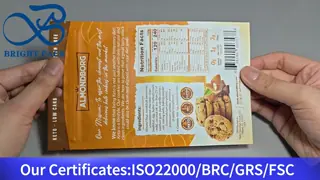 chocolate chip cookies stand up zipper bag