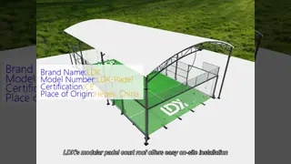 Modular Padel Court Roof Design for Easy On-Site Installation