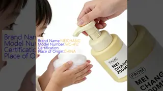 China 200ml-400ml PET Pump Bottle Plastic Foaming Hand Soap Dispenser Customized (MC-412) for sale