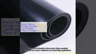 Natural Rubber Industrial Rubber Sheet Excellent Weather and Ozone Resistance for Industrial Applications