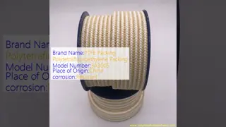 PTFE Packing Low Friction Chemical Resistance