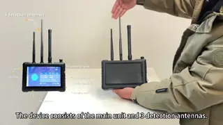 China 70-6200MHz Integrated Anti Drone Detection Video Transmission Interception Equipment for sale