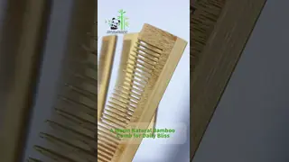 China Eco-friendly Bulk Small Combs Home Hotel Salon Bamboo Hair Comb Custom Bamboo Comb Laser Logo Travel Hotel Natural Bamboo Hair with Antistatic Feature for Travel or Hotel Supplies for sale