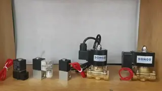 China 2P Plastic Normally Close Solenoid Valve 1/4" 220VAC 0-0.7Mpa  N/C 50/60hz for sale