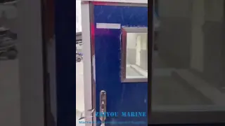 Fireproof door water spray test