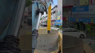 Excavator Telescopic Arm with Clamshell Bucket Telescopic Arm Excavator