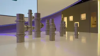 China Female Straight Connector PF4004-1 Pex Sliding Axial Press Fitting Size 20x16 25x20 for sale