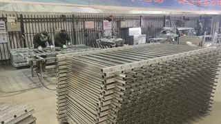 Galvanized Steel Fence Production Process Video 03